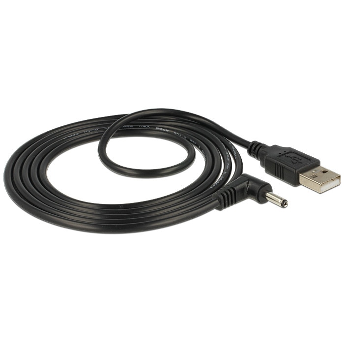 Cablu de alimentare, DeLock, USB/DC, 1.5 m, Negru - eMAG.ro