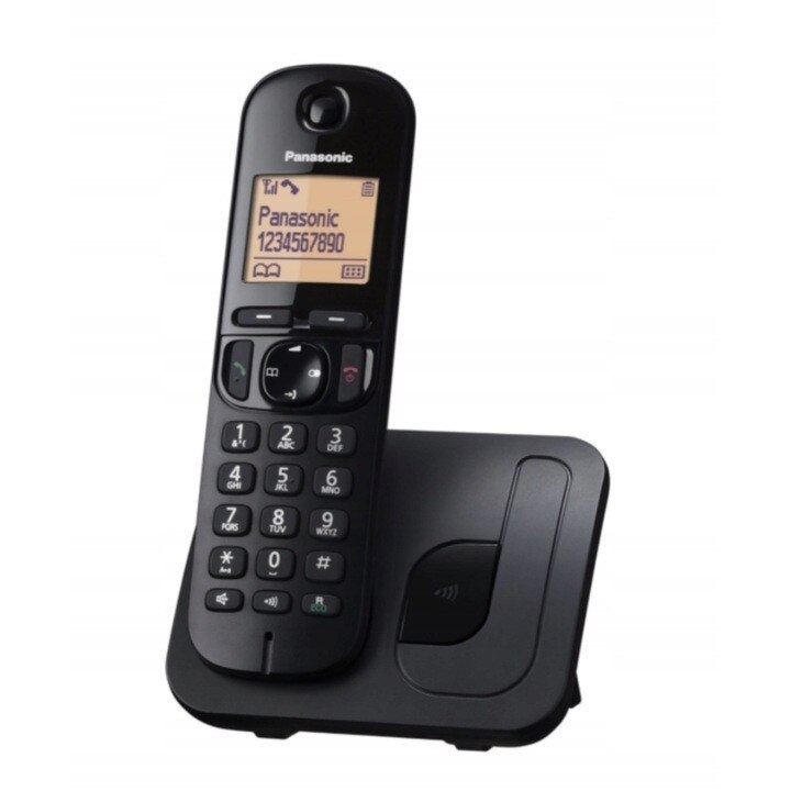 Telefon fix, Panasonic, KX-TGC210PDB DECT, Negru - eMAG.ro