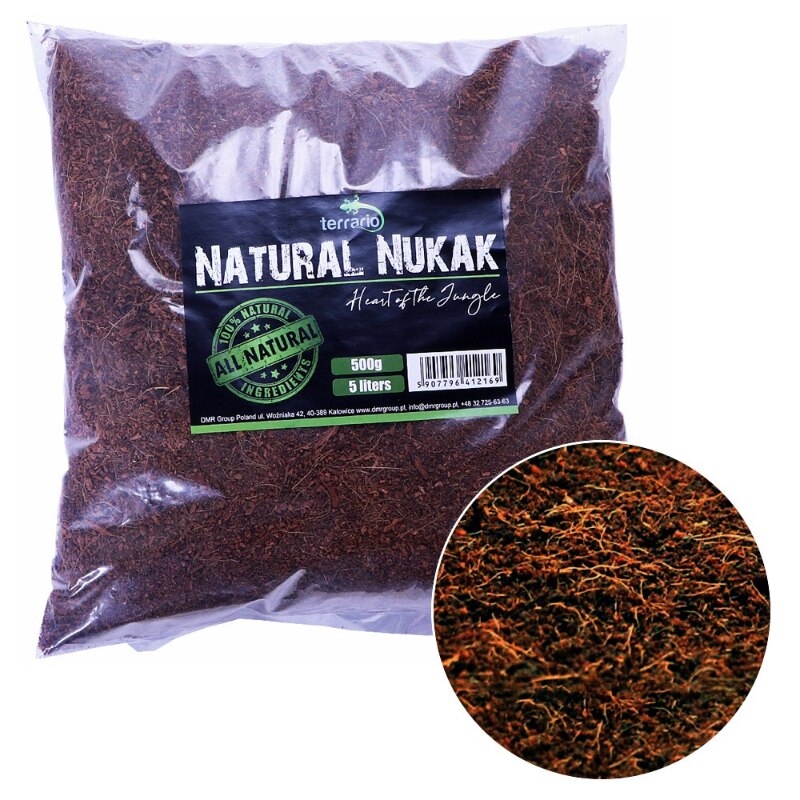 Kókuszszál aljzat - Nukak Natural Terrario 5L 500G - eMAG.hu