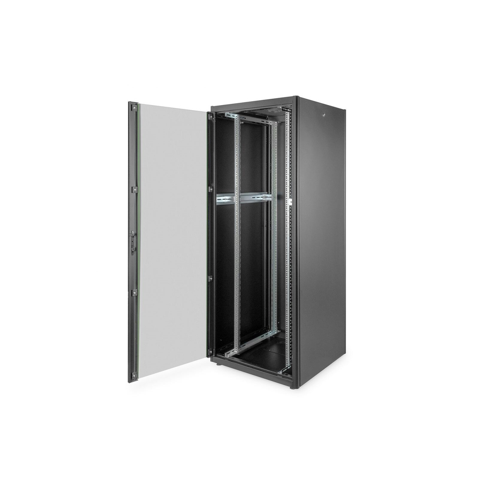 Dulap cu rack de sine statator gri, Digitus, 2053 x 900 mm, Negru - eMAG.ro
