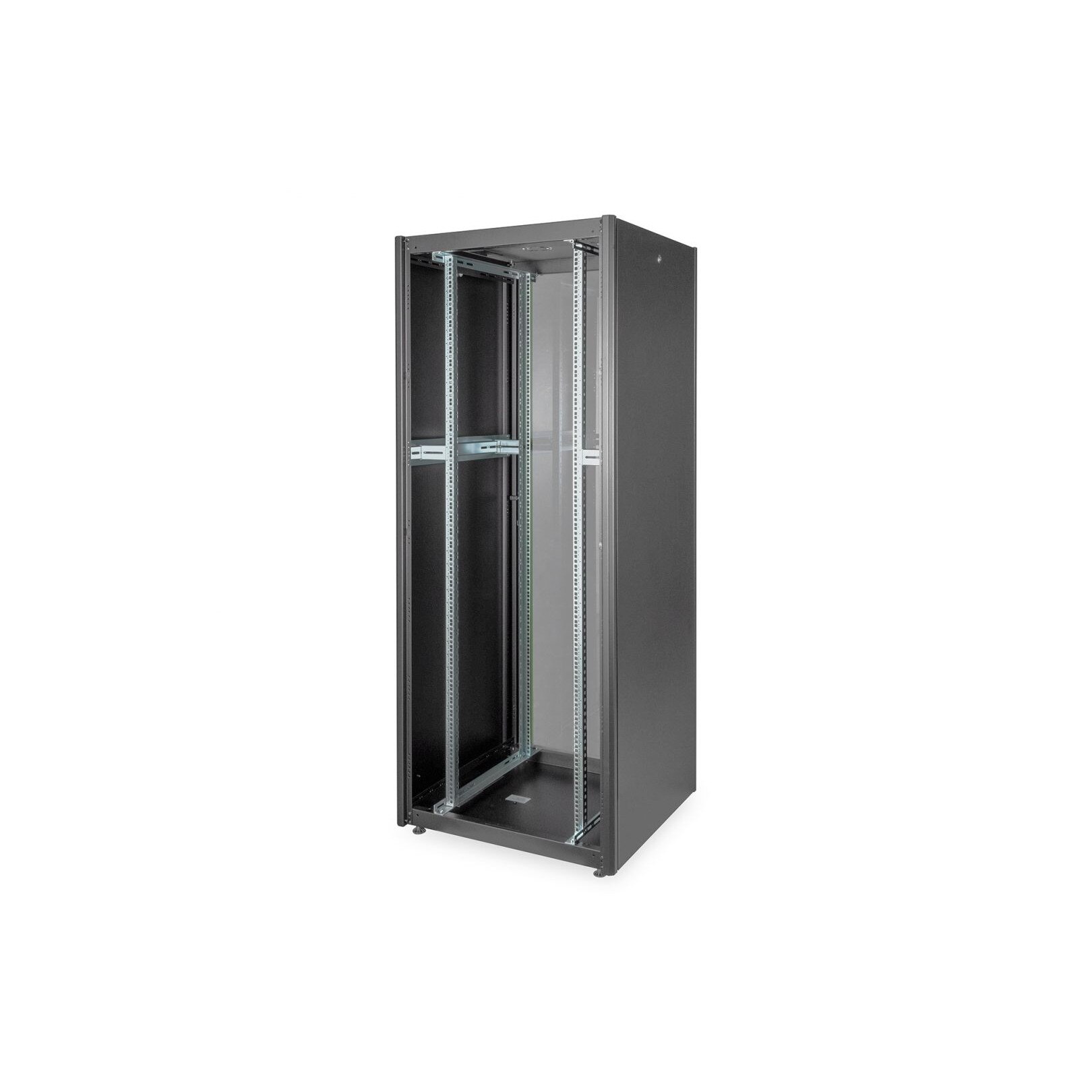 Dulap cu rack de sine statator gri, Digitus, 2053 x 900 mm, Negru - eMAG.ro