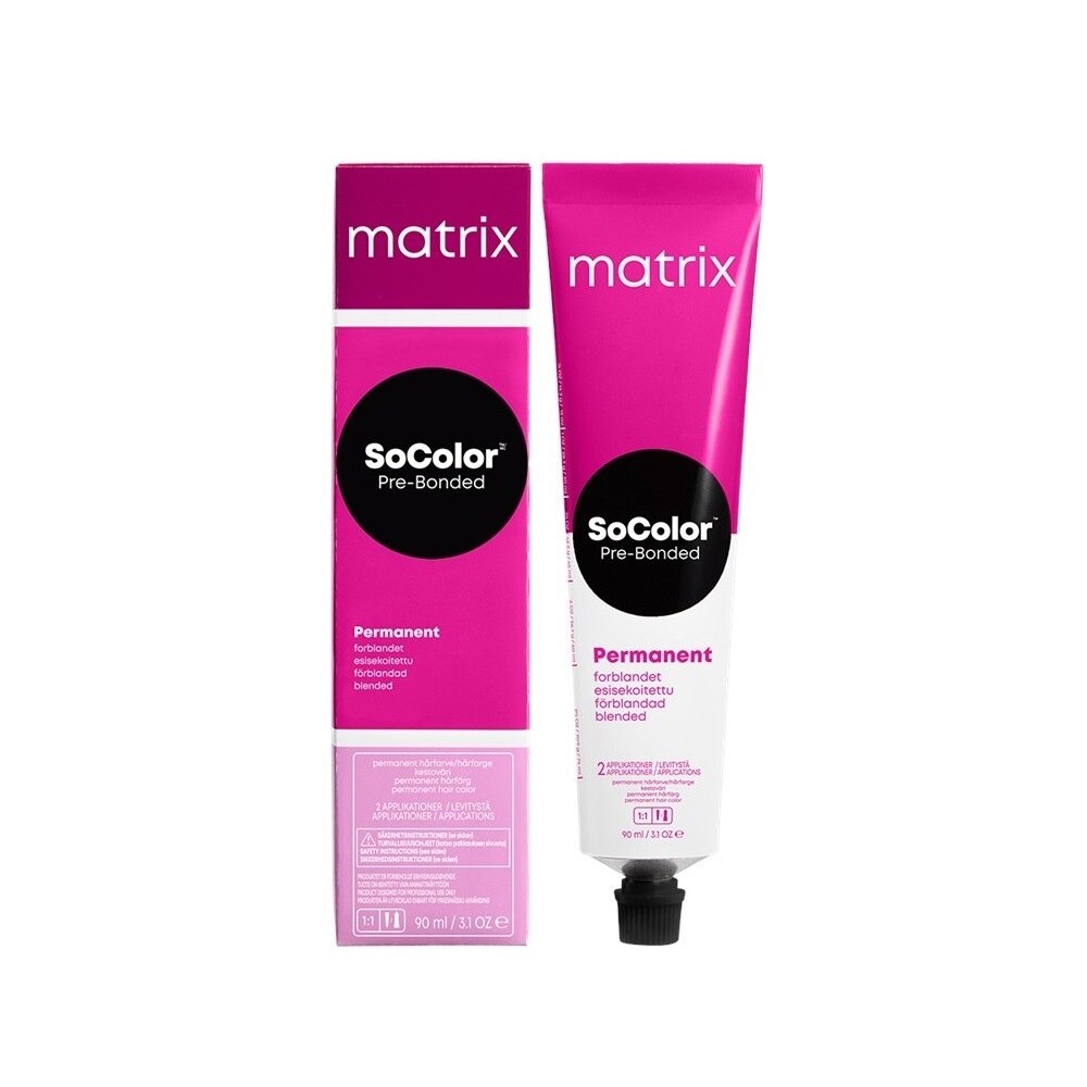 Vopsea de par, Matrix, SoColor Pre-Bonded Permanent, 4N Maro Mediu ...