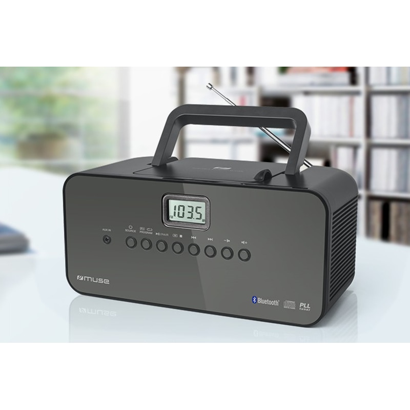 Аудио система Muse M-22 BT, Bluetooth, Display LCD, CD-Player ...