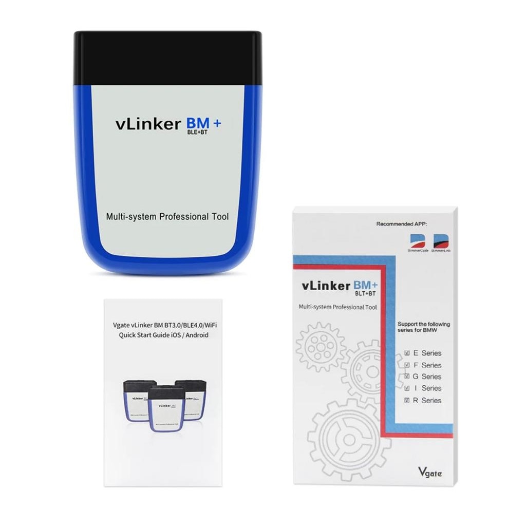 Diagnoza VLinker BM+ WiFi, VGate, Compatibil cu Bimmer-Code, Bimmer ...