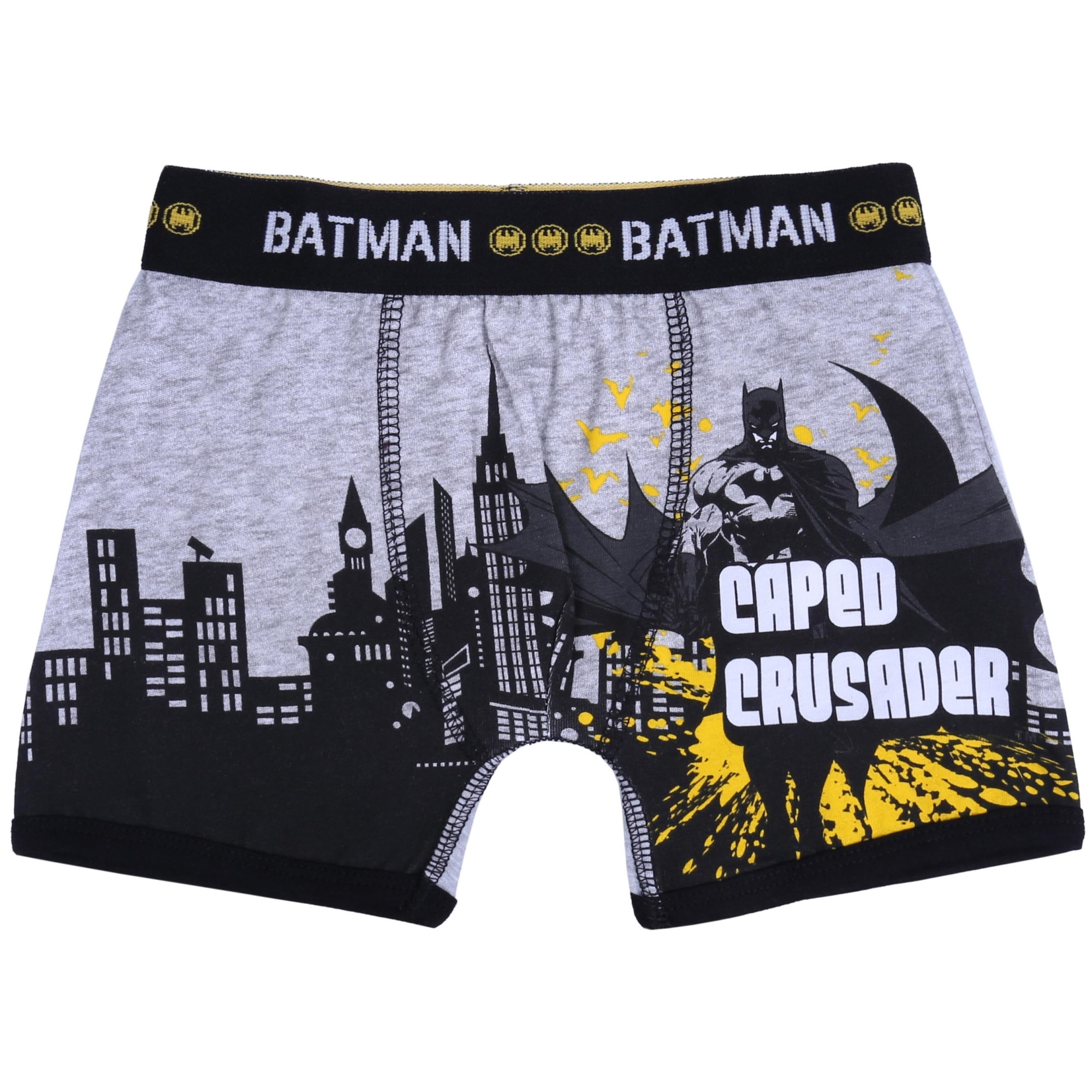 Set 2 boxeri pentru baieti BATMAN DC Comics, gri si negru - eMAG.ro