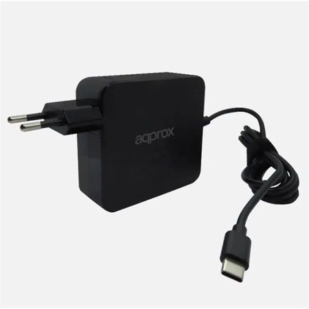 Incarcator universal USB Type-C, Appox, Pentru notebook, 90W, Negru ...