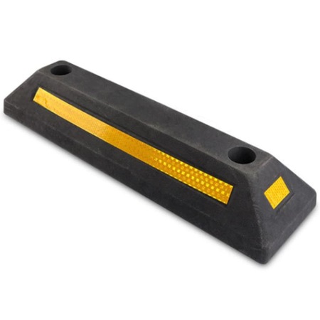 Limitator de parcare, Domzpaneli, 55 cm, Negru/Galben - eMAG.ro