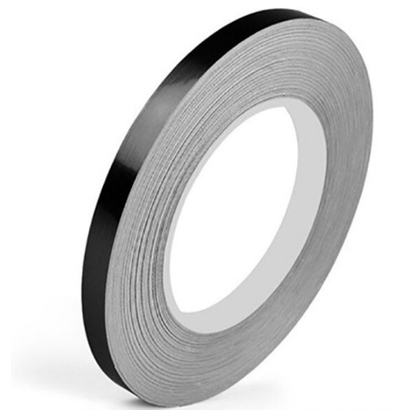 Banda decorativa autoadeziva neagra, Domzpaneli, 1cm x 50m - eMAG.ro