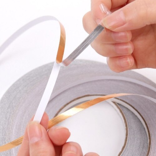 Banda autoadeziva, Domzpaneli, 50m, Auriu - eMAG.ro