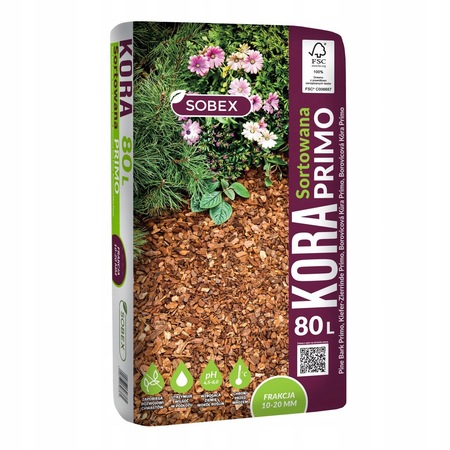 Coaja de pin de gradina, Sobex, 80 l - eMAG.ro