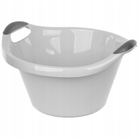 Vas oval pentru baie, Artgos, Plastic, 10l, Gri - eMAG.ro