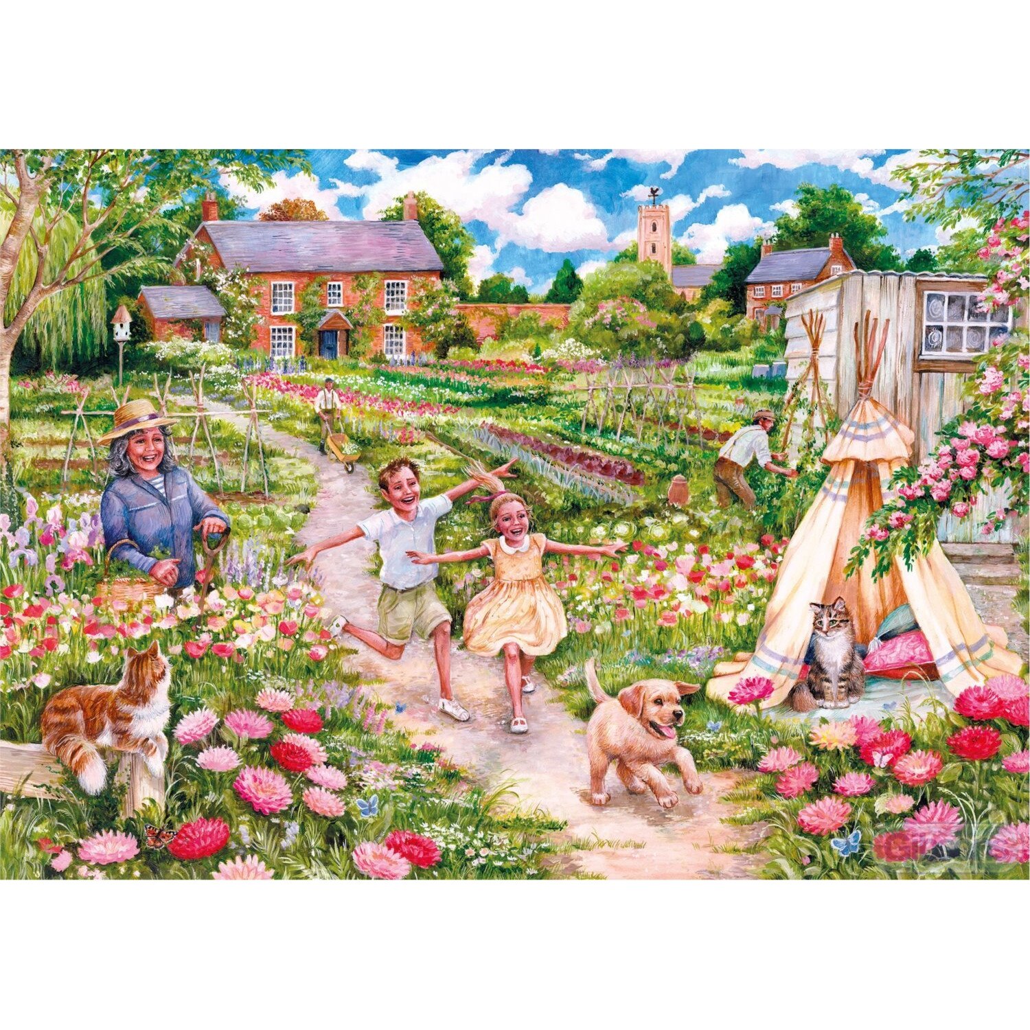Puzzle, Gibsons, Multicolor - eMAG.ro