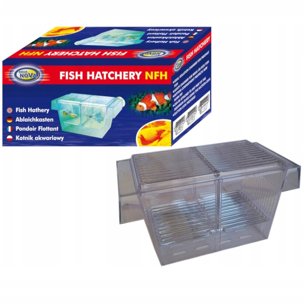 Cutie reproducere pesti, Aqua Nova, 205x100x105mm, Transparent - eMAG.ro