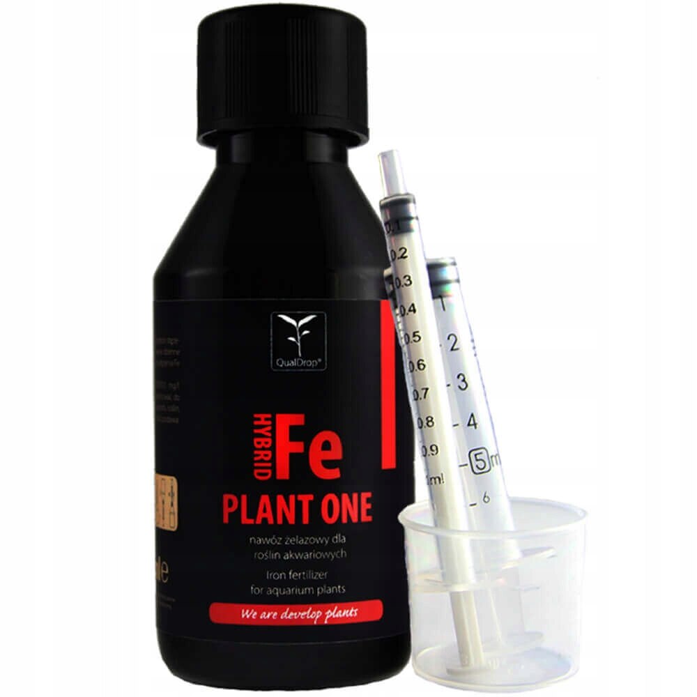 Supliment cu fier pentru plante acvariu, QualDrop, Fe Hybrid, 125 ml ...