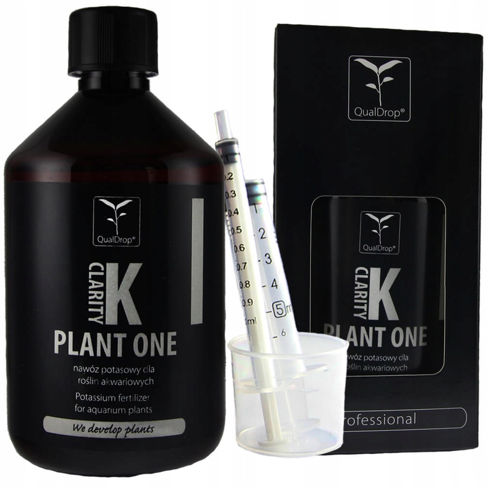 Supliment de potasiu pentru plante acvariu QualDrop, K Clarity, 500ml ...