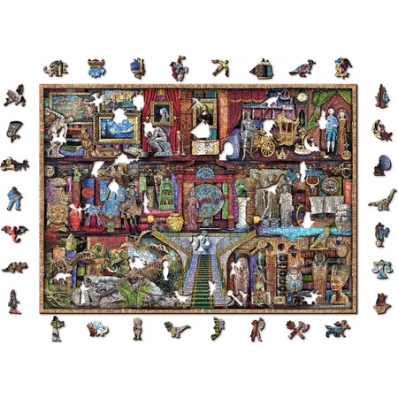 Puzzle, Wooden.city, Model muzeu, Lemn, 1010 piese - eMAG.ro