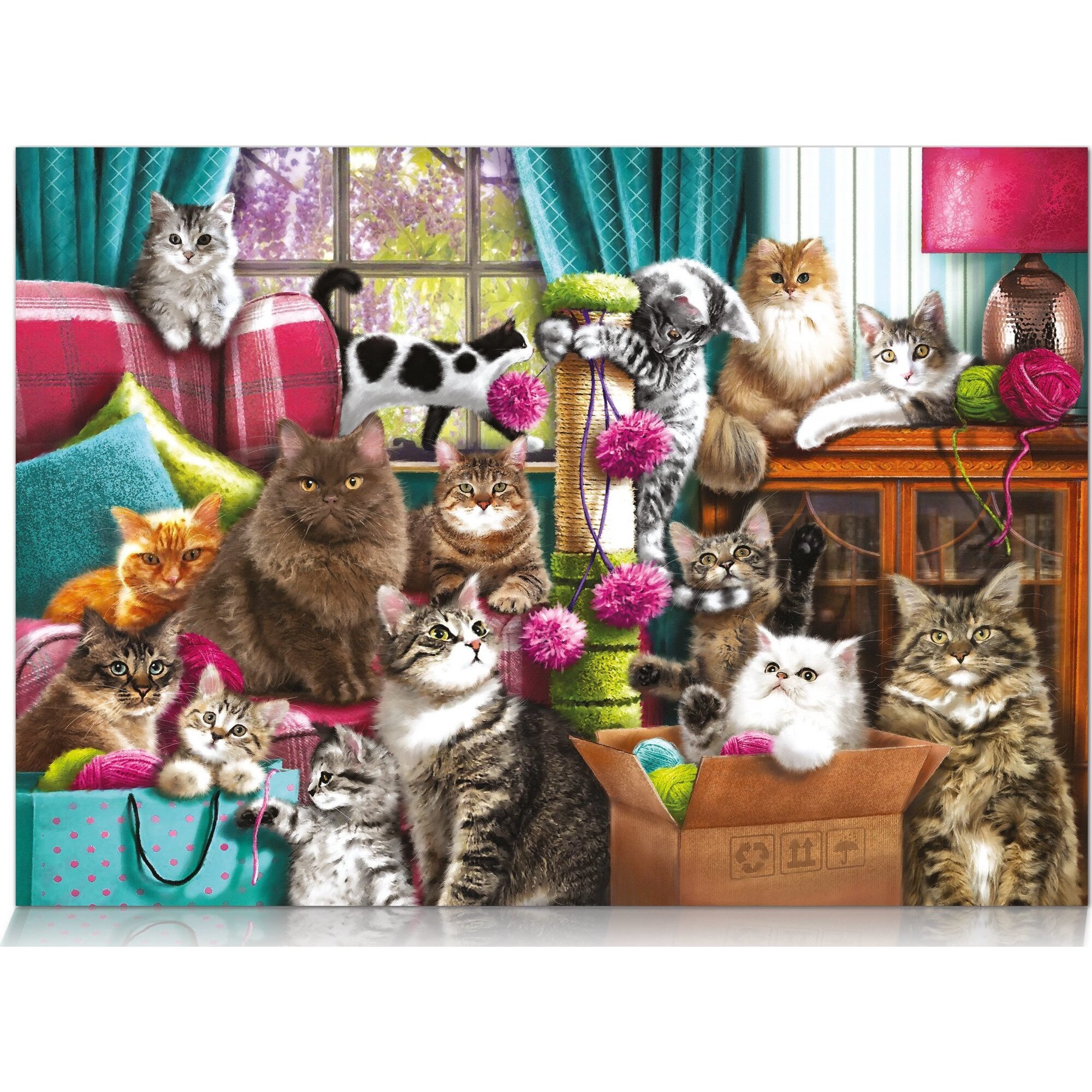 Puzzle, Star, Model pisici, 1000 piese - eMAG.ro