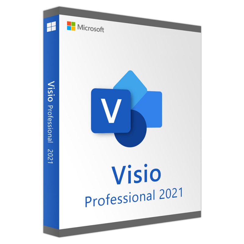 Microsoft Visio Professional 2021, Compatibil cu Windows 11, Windows 10 ...