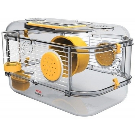 Cusca pentru rozatoare, Zolux, Plastic, Galben/Gri - eMAG.ro