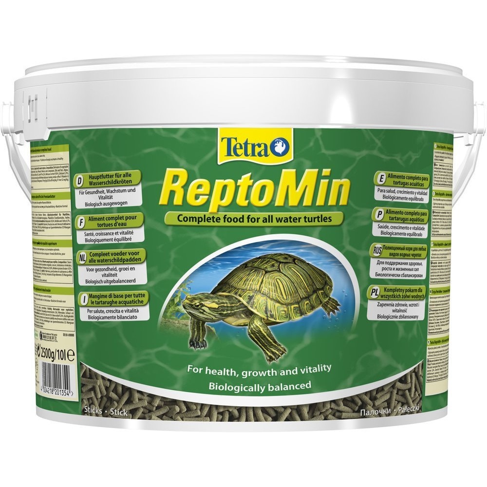 Храна за костенурки, Tetra, ReptoMin, 10 л - eMAG.bg
