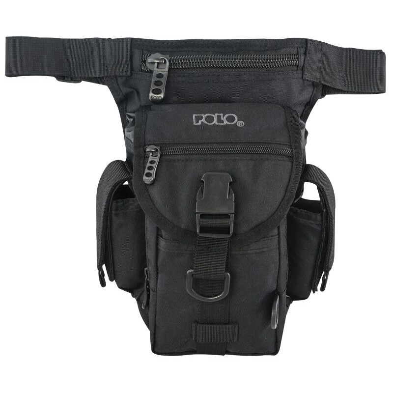 Geanta pentru talie/picior, Polo, 27 cm, Negru - eMAG.ro
