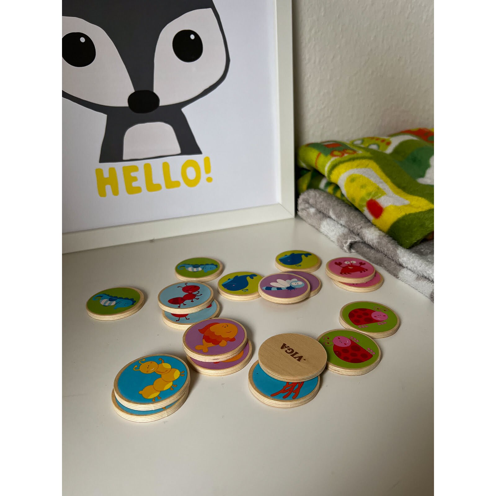 Интерактивни играчки за деца Wieloryble Rzeczy Wood 10 елемента 2
