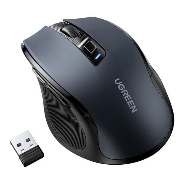 Mouse optic wireless Ugreen USB 2.4GHz / Bluetooth 5.0 4000 DPI negru ...