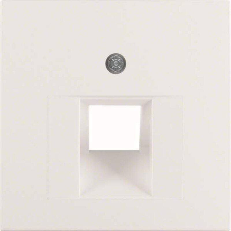 Clapeta priza unitara, Berker, RJ11/RJ45, Alb mat, S.1/Bx - eMAG.ro