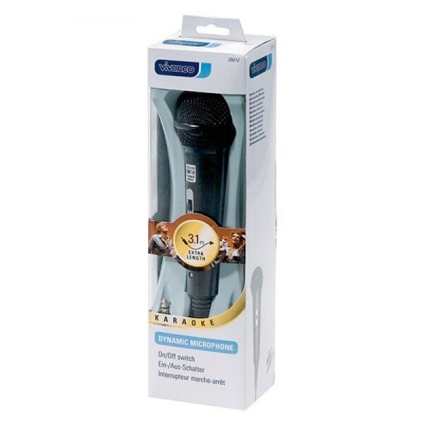 Microfon dinamic, Vivanco, Negru - eMAG.ro