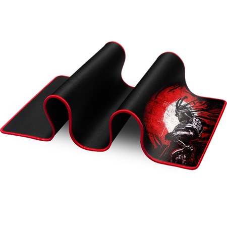 Mousepad Liberty, Defender, 800x300x3 mm, Negru/Rosu - eMAG.ro