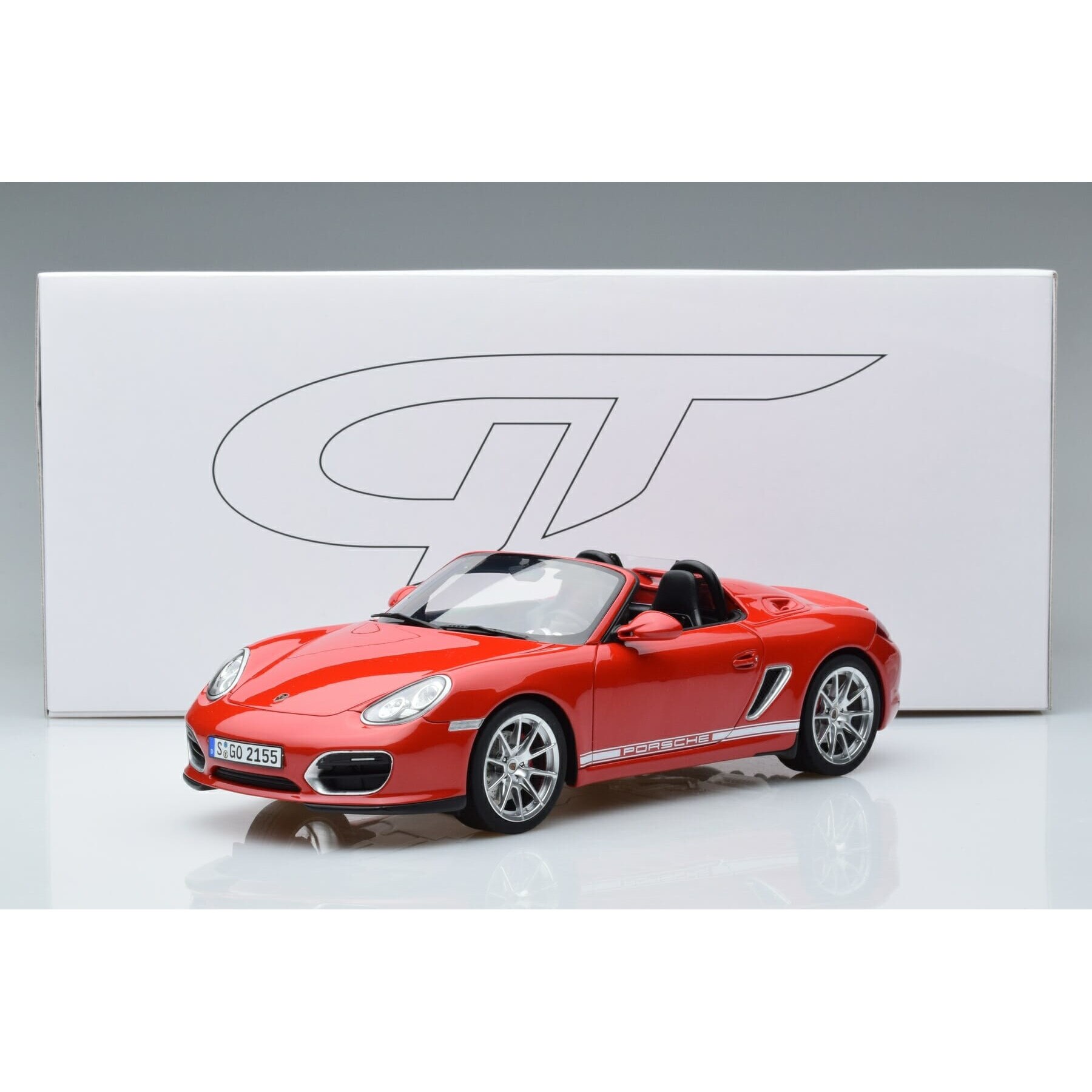 Macheta Porsche Boxster Spider 987 GT Spirit 1/18 - eMAG.ro