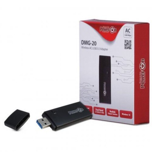 USB адаптер, PowerOn, DMG-20 Wi-Fi 5 - eMAG.bg