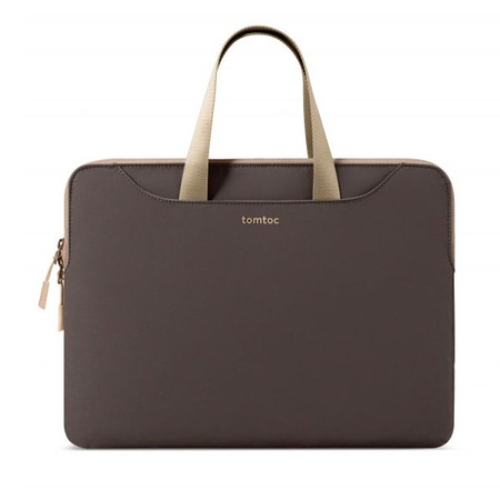 Geanta pentru Apple MacBook TomToc, 14", Maro/Kaki - eMAG.ro