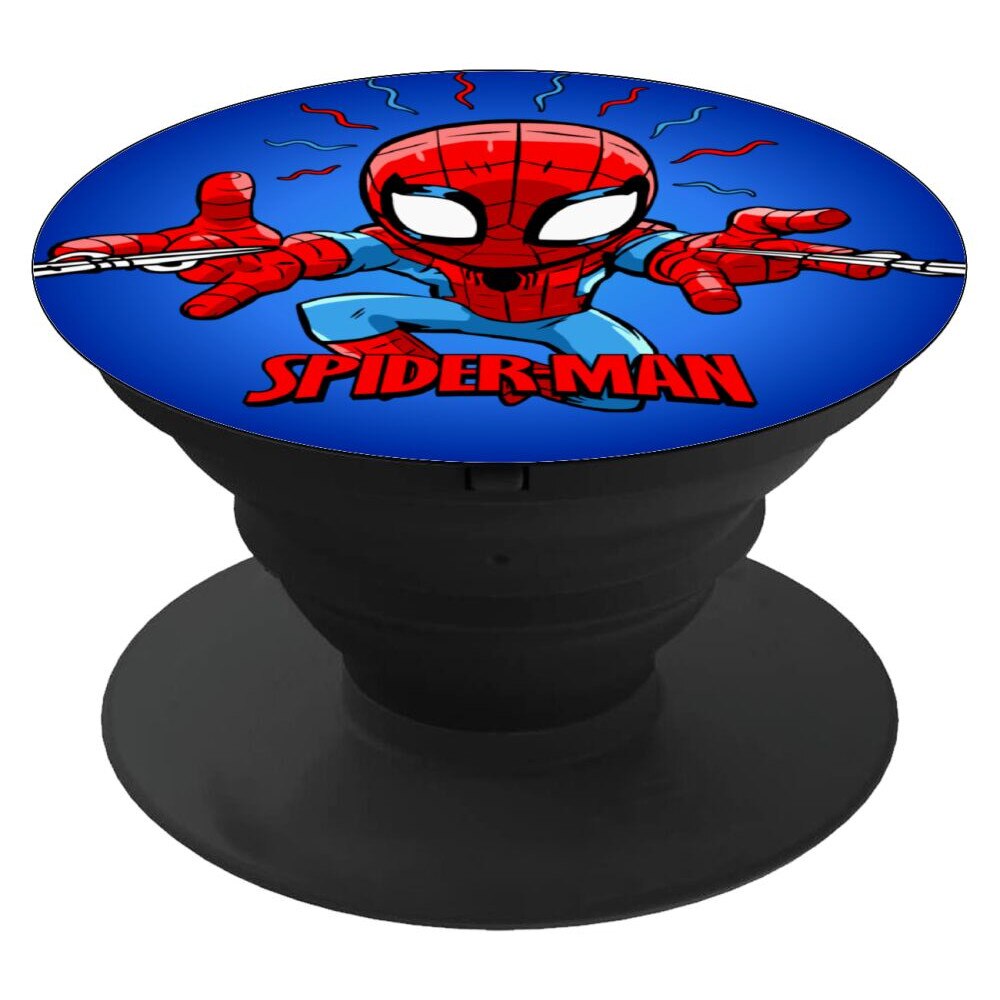 Suport pop socket, Spiderman, 4 cm, Multicolor - eMAG.ro