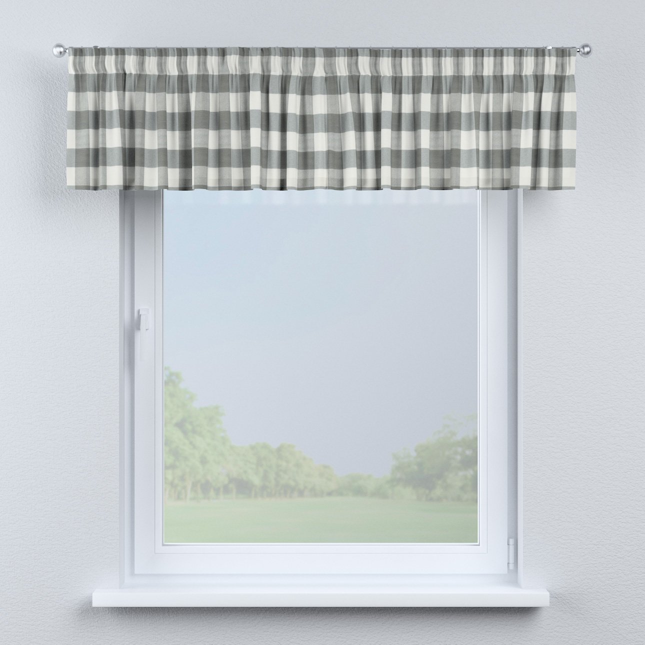 Perdea, Dekoria, Scurta, Tip Banda, gri - eMAG.ro