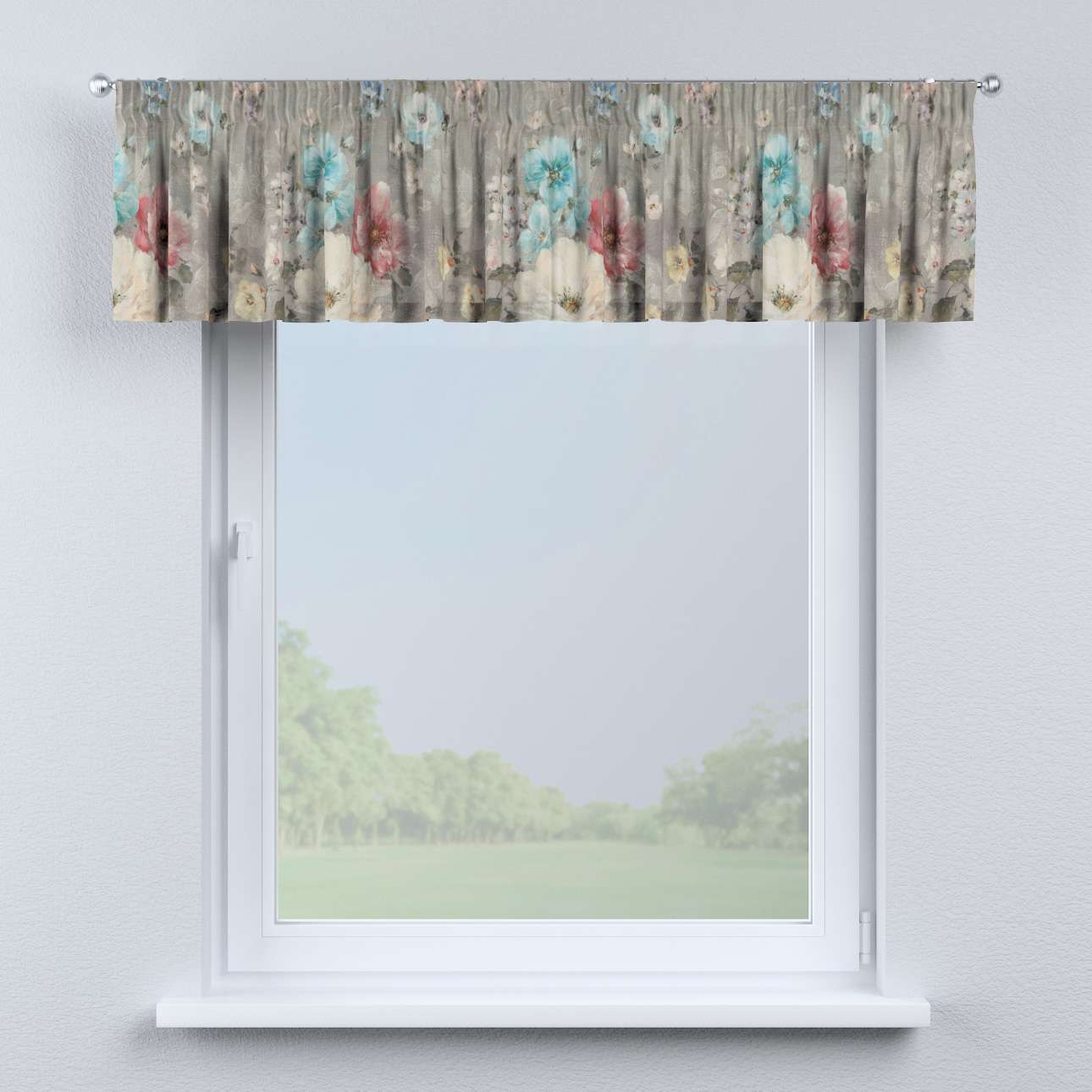 Perdea scurta Dekoria Valance pe banda de adunare 260 × 40 cm gri 396 ...