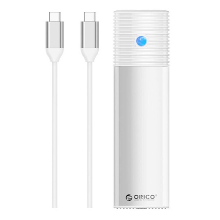 Rack extern SSD M.2 Orico, 10Gbps, 4TB, USB-C 3.2, M.2 NVMe/SATA, cablu ...