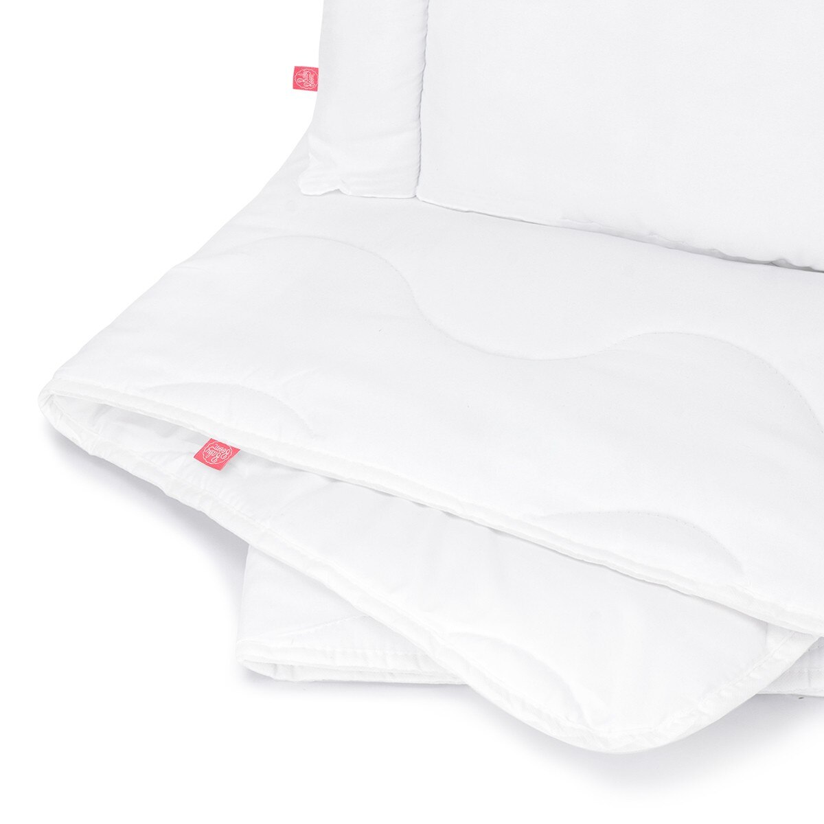 Set perna si plapuma, Babyboom, 135x100 cm, Alb - eMAG.ro