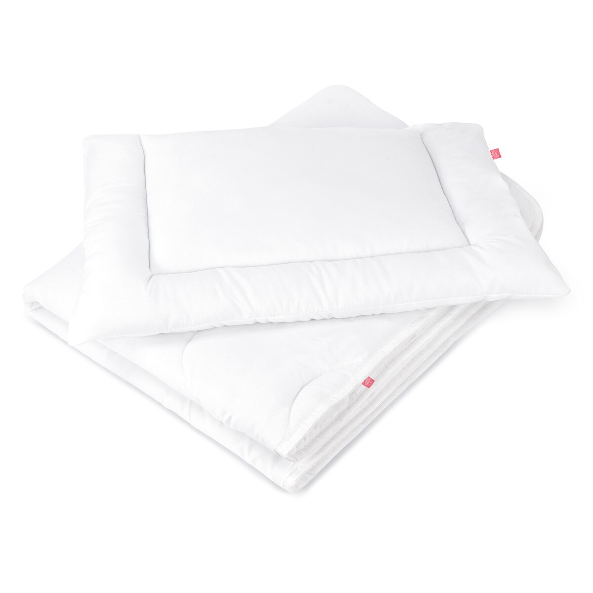 Set perna si plapuma, Babyboom, 135x100 cm, Alb - eMAG.ro