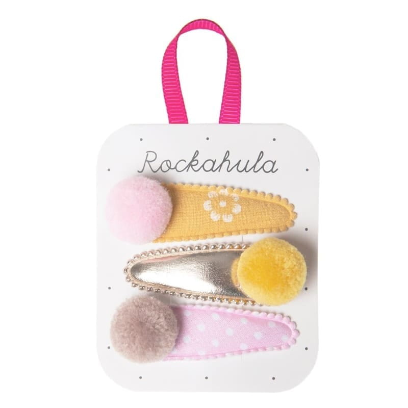 Set 2 clame pentru par Magical Forest Pom Pom, Rockahula Kids - eMAG.ro