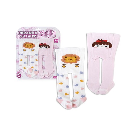 Set strampi pentru copii, Artyk, 40 cm, Alb/Roz, 2 bucati - eMAG.ro