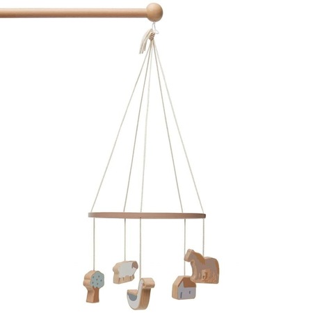 Carusel patut Jollein, Lemn, Multicolor - eMAG.ro