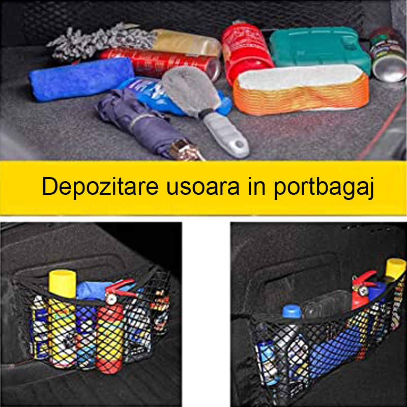 Set 4x Plasa elastica, Vaxiuja, Cu scai si 2 benzi autoadezive cu ...