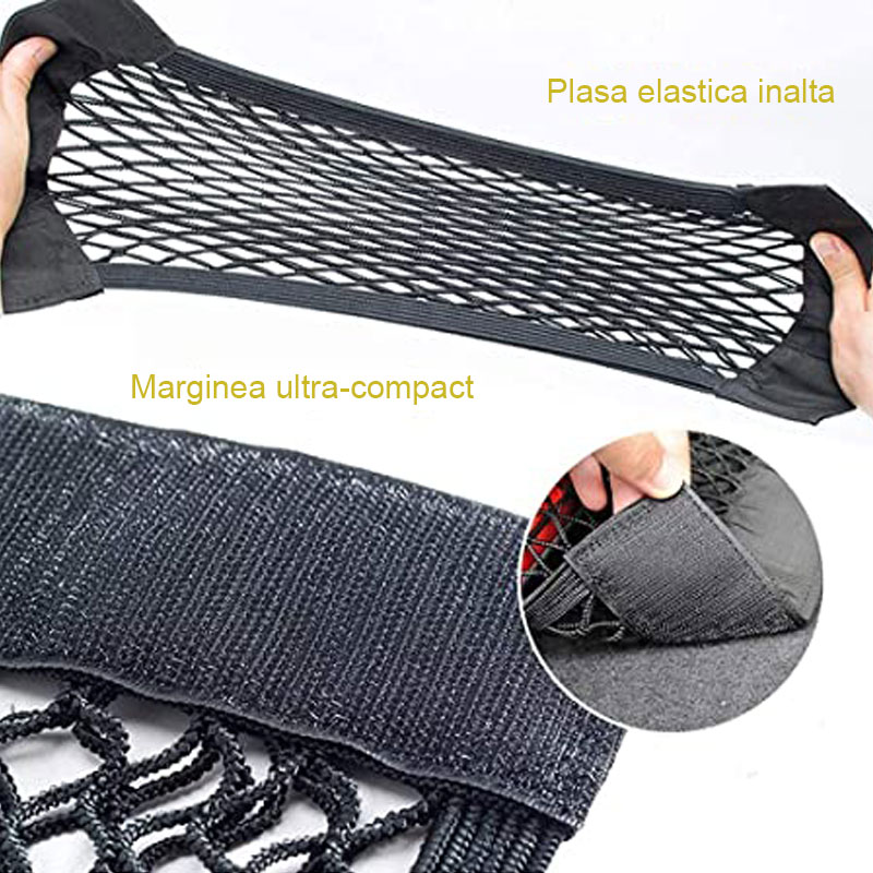 Set 4x Plasa elastica, Vaxiuja, Cu scai si 2 benzi autoadezive cu ...