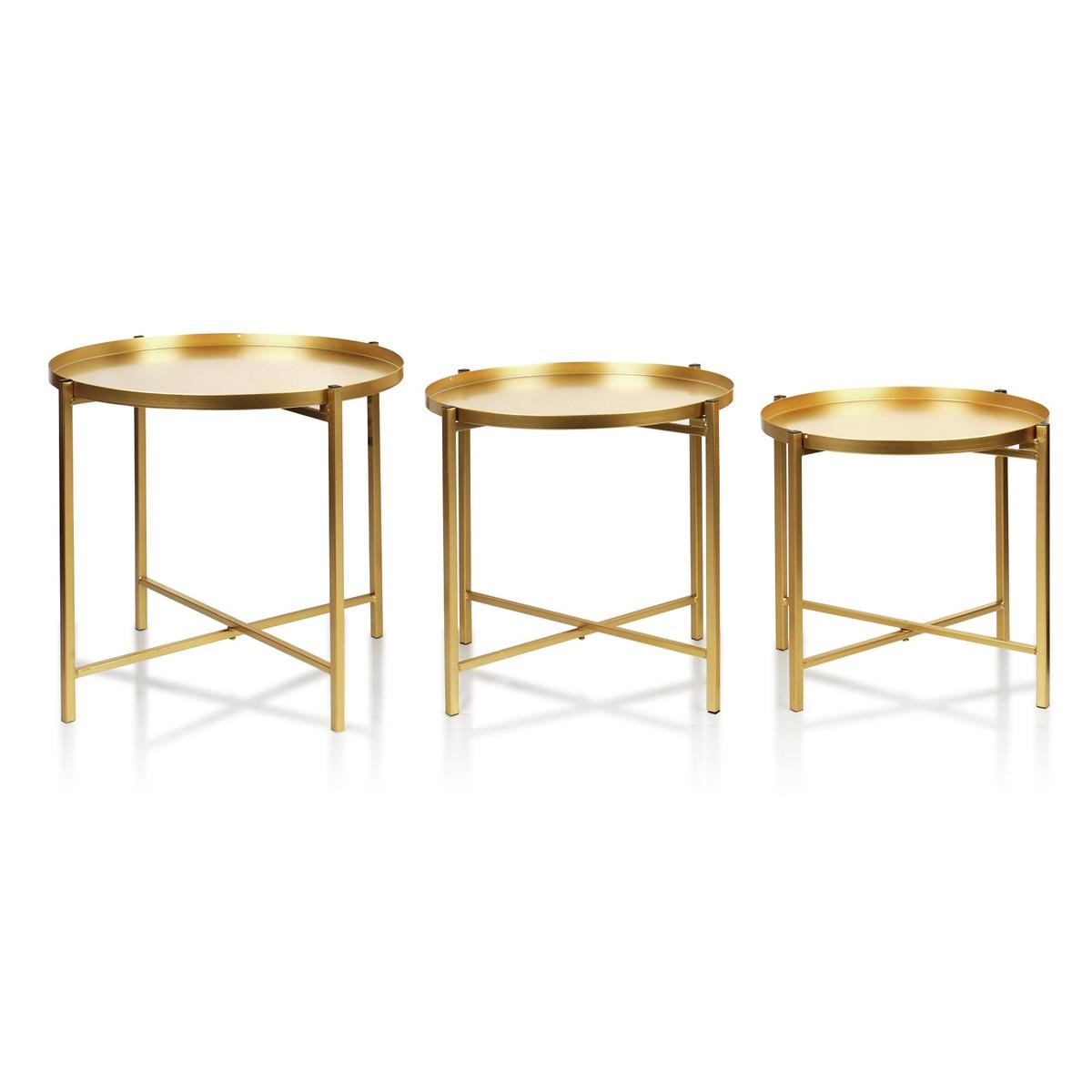 Masa de cafea, Mondex, Metal, Auriu - eMAG.ro