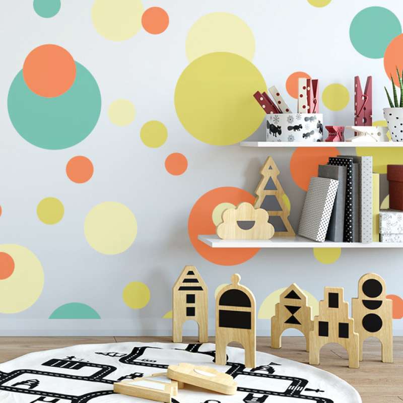 Sablon decorativ, Nakleo, Reutilizabil, Cerc - eMAG.ro