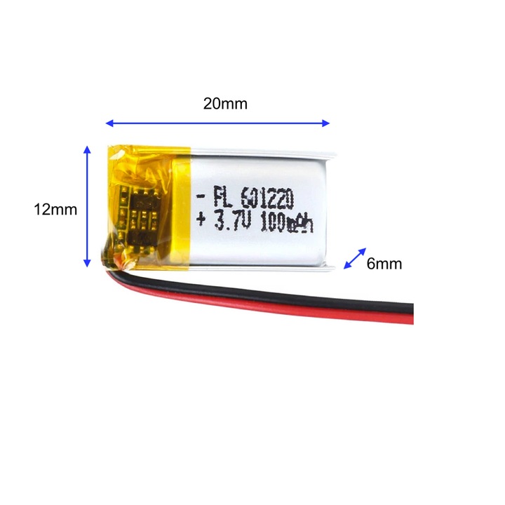 Baterie Li-Polymer, Liter Energy Battery, 100mAh - eMAG.ro
