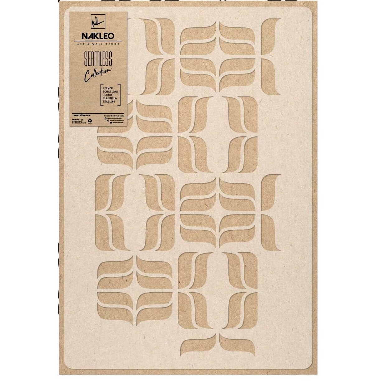 Sablon decorativ, Nakleo, Reutilizabil, Universal - eMAG.ro