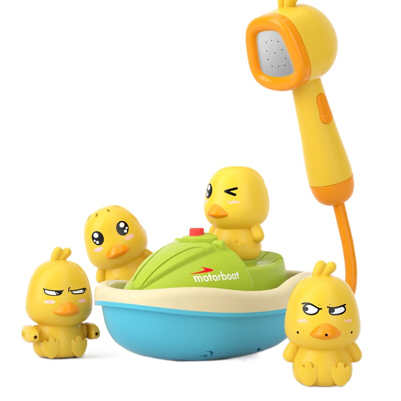 Set 4 ratuste stropitoare, cu barcuta si para de dus, amuzant si ...