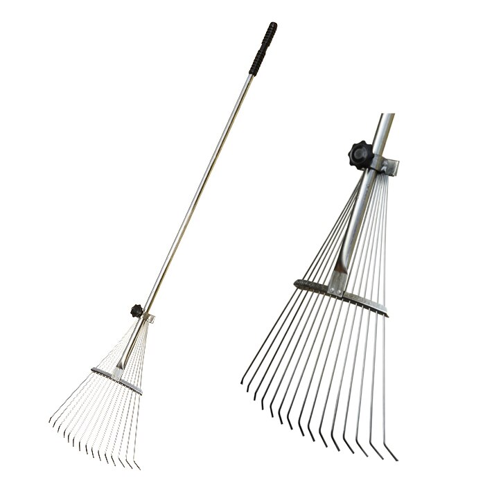 UN Rake, стомана, 130 см, сребро - eMAG.bg